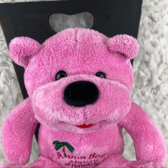Aloha Bear | Toys | Aloha Bear Adopted In Hawaii Pink Teddy Bear Plush Stuffed Animal Toy 1 ...